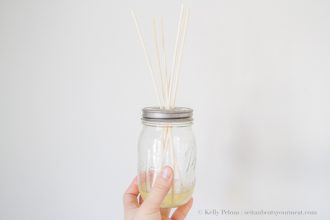 Reed Diffuser Made with Natural Essential Oils at Home