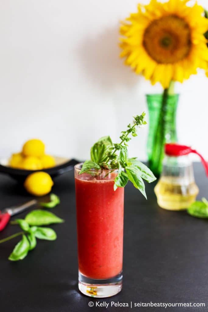 Watermelon Agua Fresca Recipe with Basil Simple Syrup