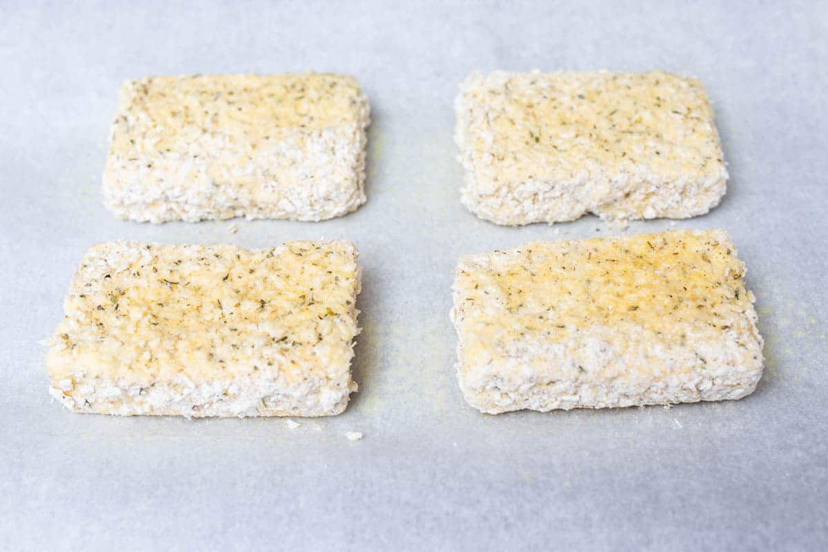 Baked Breaded Tofu Cutlets with Herbs - Seitan Beats Your Meat